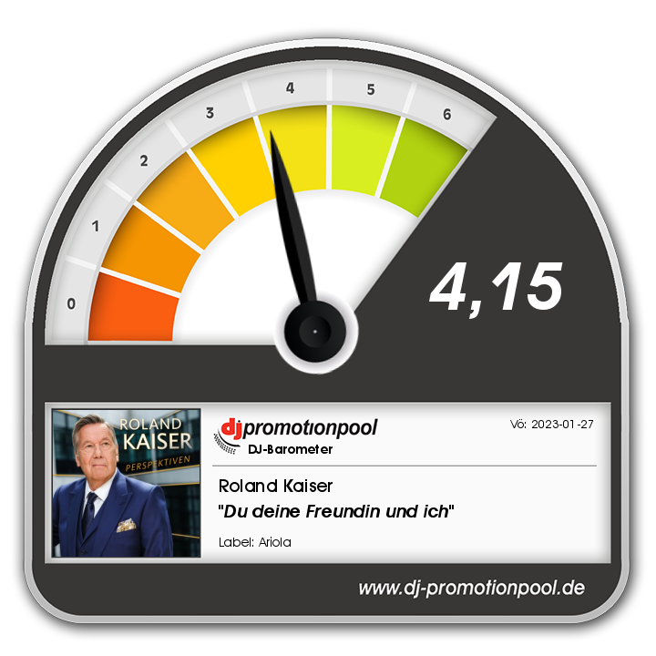 dj-promotionpool.de - Bemusterung : Roland Kaiser - Du deine Freundin und ich